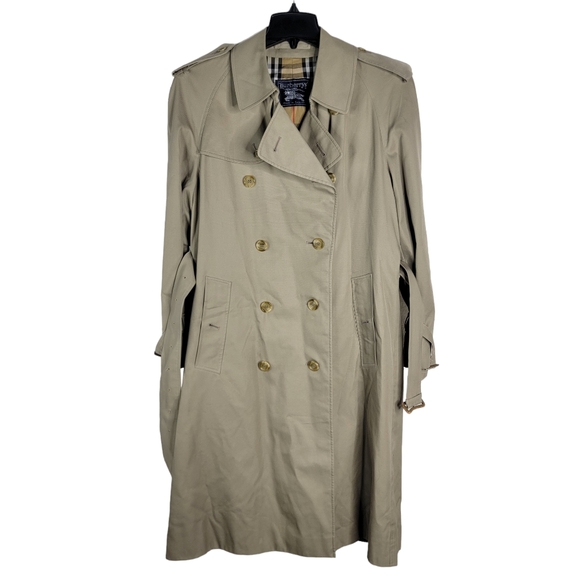 Burberry | Jackets & Coats | Vintage Burberrys Mens 46 Reg Trench Coat ...